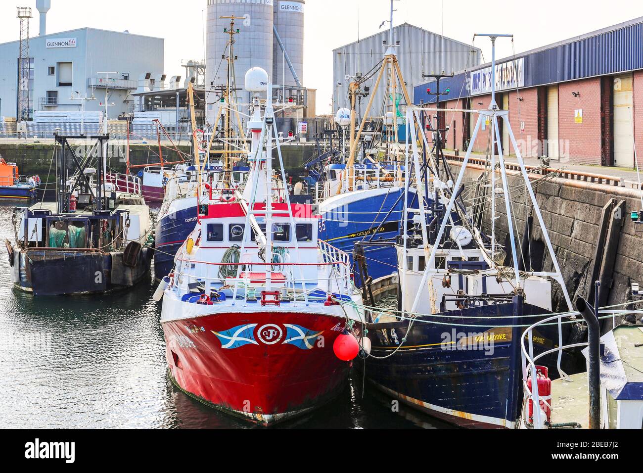 Troon, Ayrshire, UK. 13th Apr, 2020. Coronavirus lockdown is affecting ...