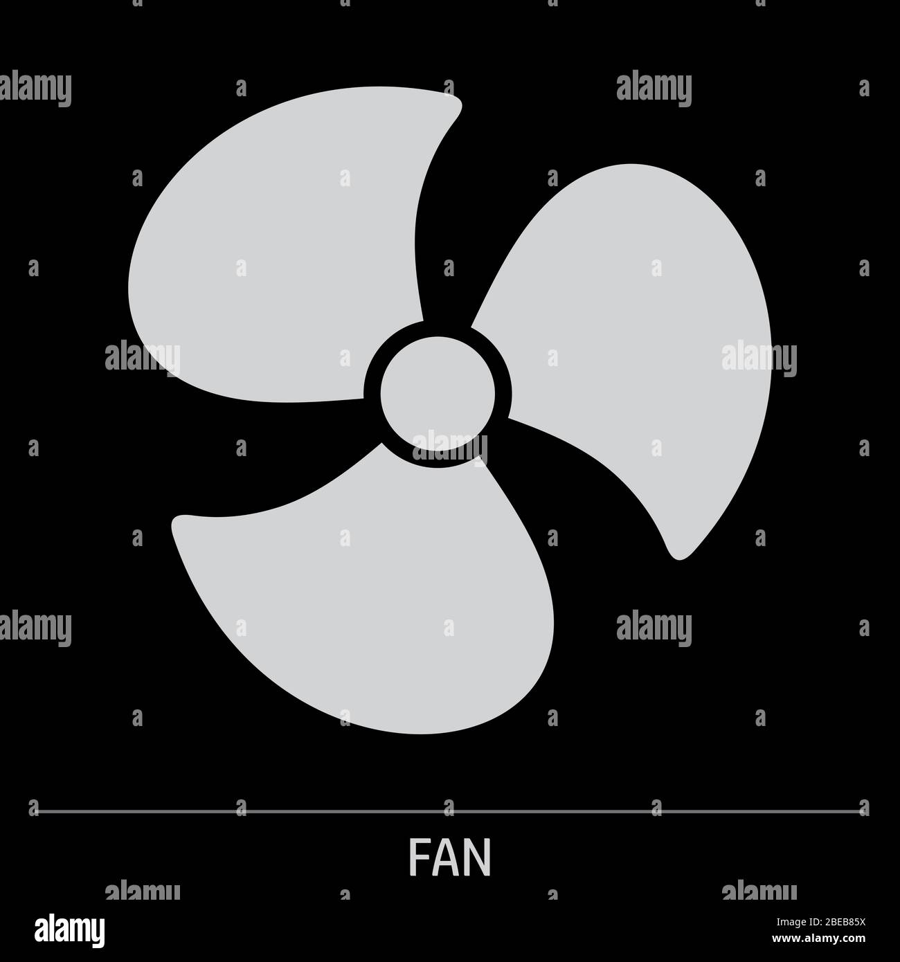 Fan icon illustration Stock Vector Image & Art - Alamy