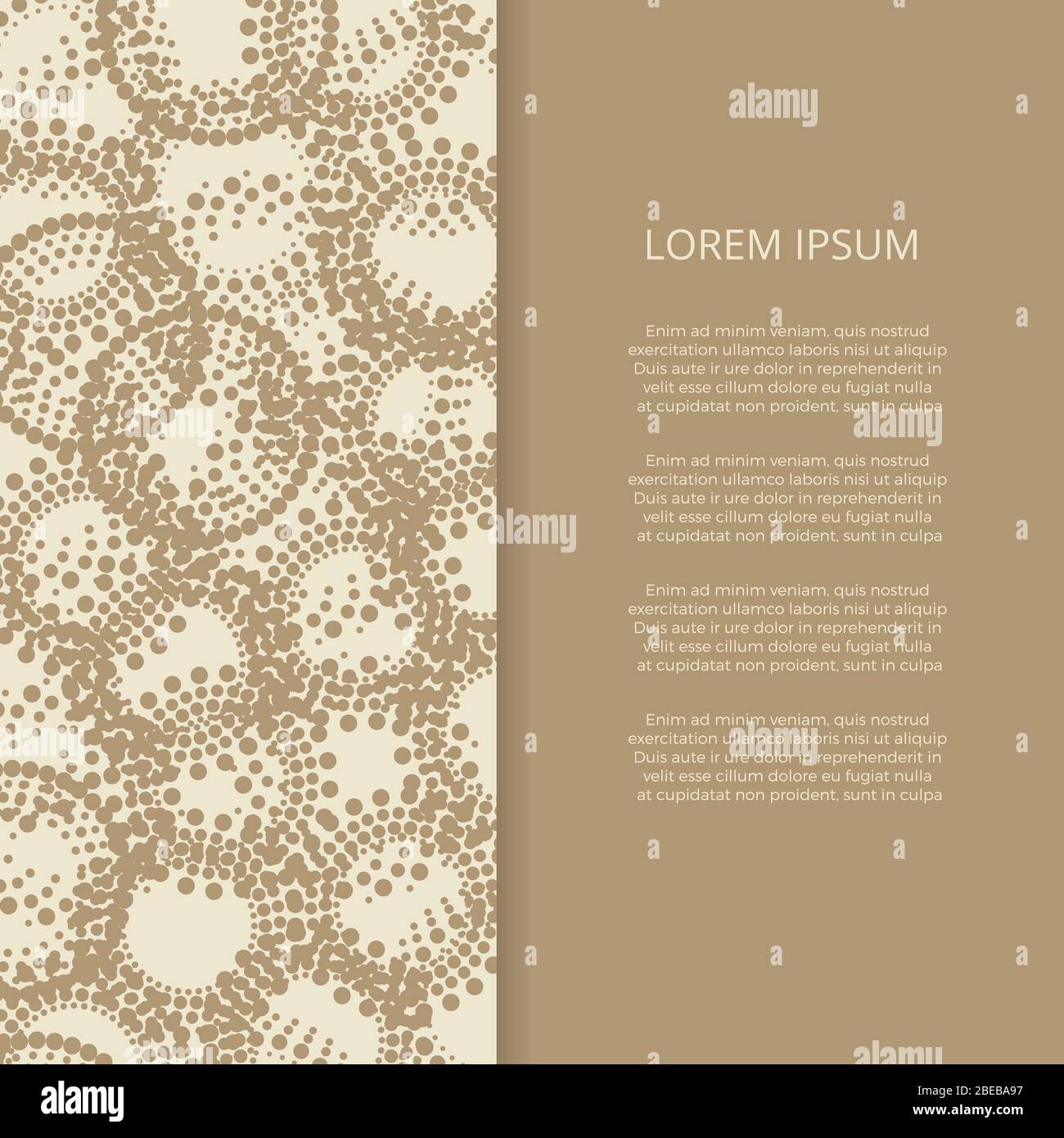 Vintage banner design with round abstract halftone design. Vector ...