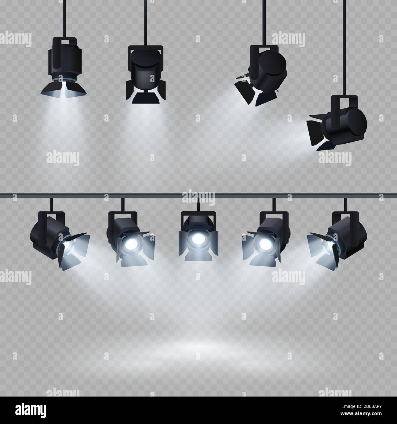 Bright light lamp from Stock Vector Images - Alamy