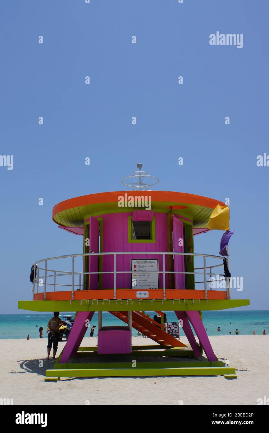 South Beach in Miami Beach, Florida, USA Stock Photo - Alamy