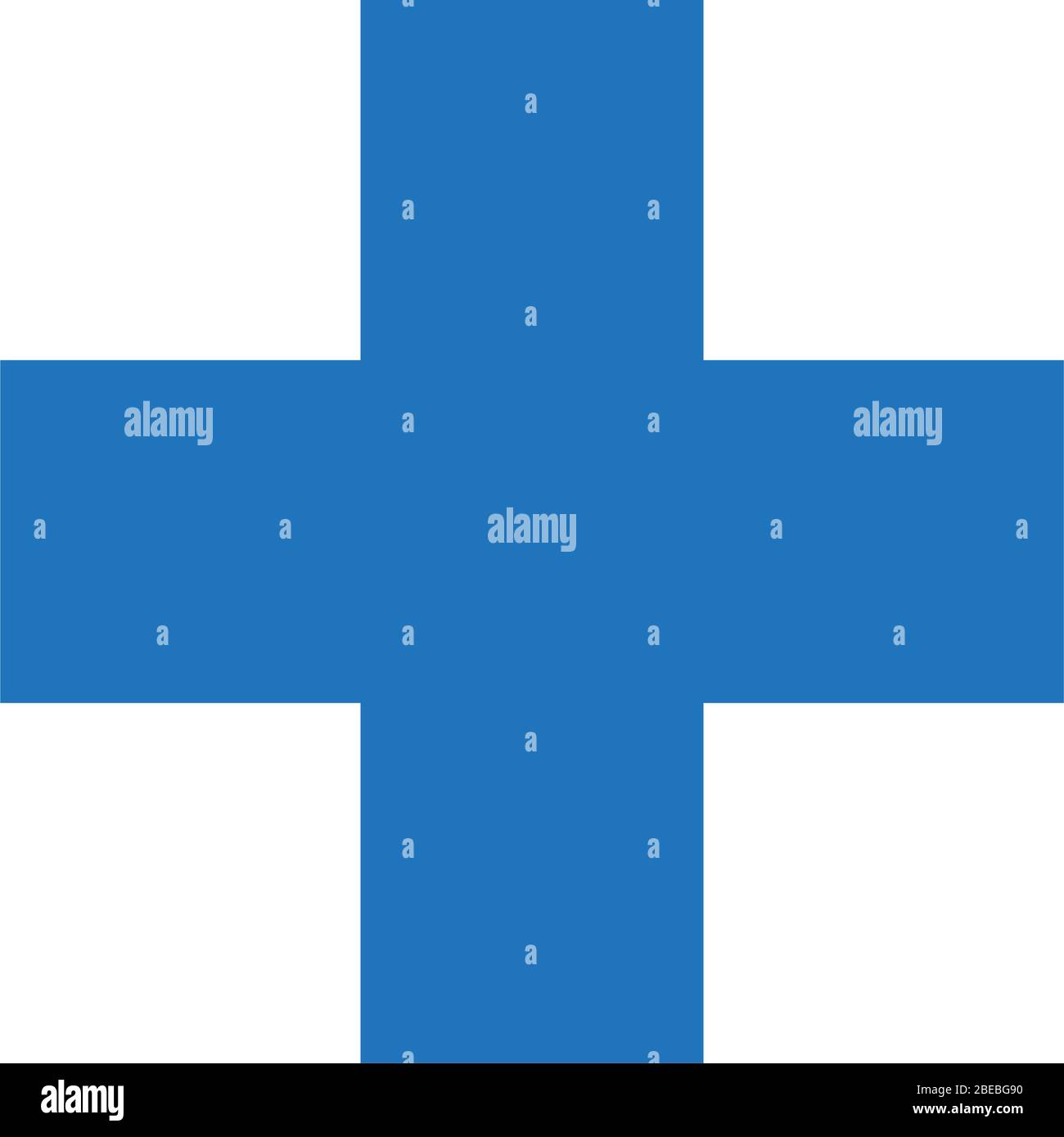 medical cross icon over white background, flat style, vector ...