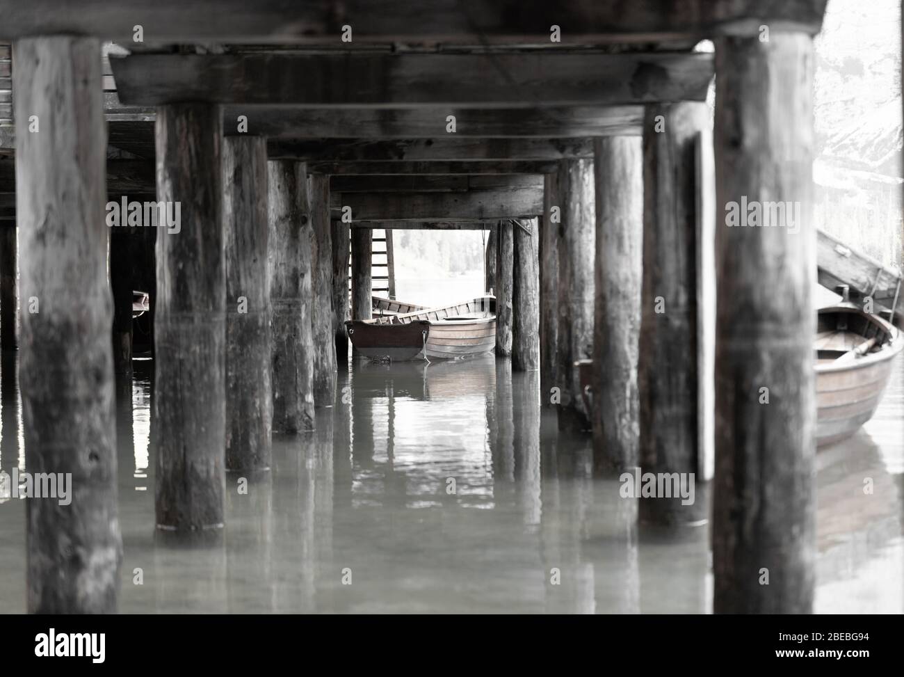 Man under jetty hi-res stock photography and images - Alamy