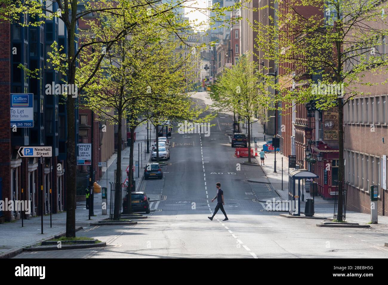 Newhall Street, Birmingham city centre, UK Stock Photo - Alamy