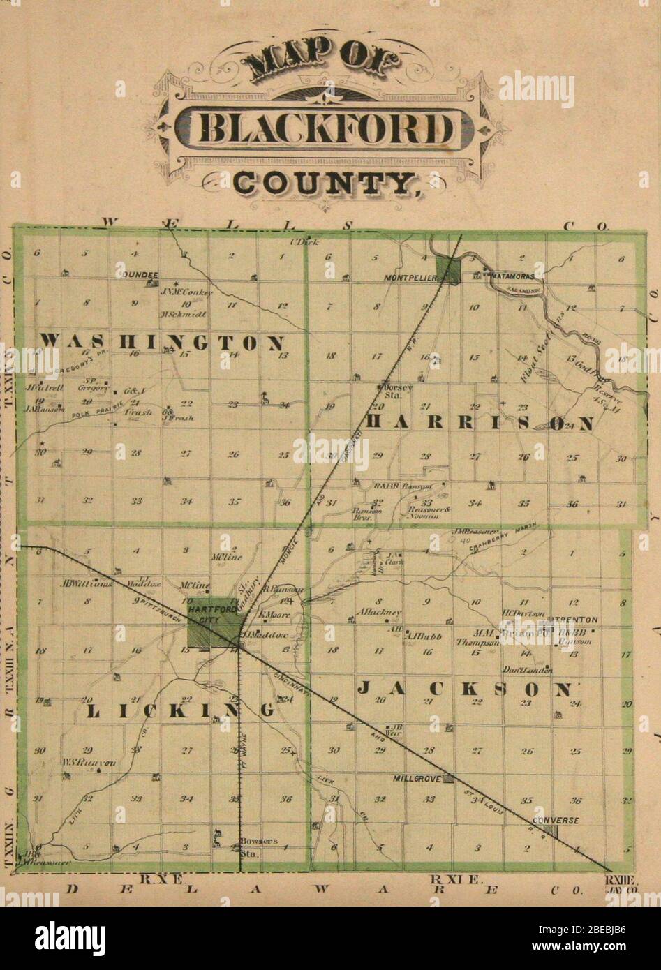 Historical map of chicago hi-res stock photography and images - Alamy
