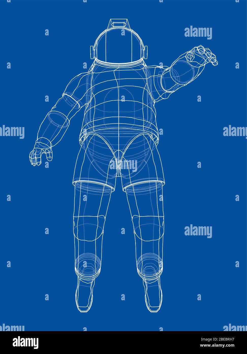 Astronaut concept. Vector rendering of 3d Stock Vector Image & Art - Alamy