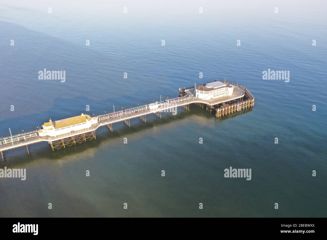 Drone view of worthing pier hi-res stock photography and images - Alamy