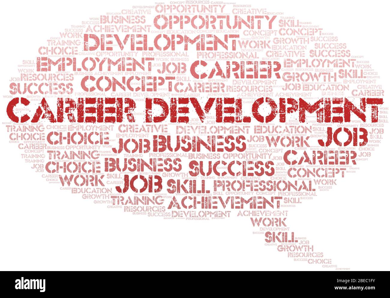 Career Development typography word cloud. Wordcloud collage made with ...