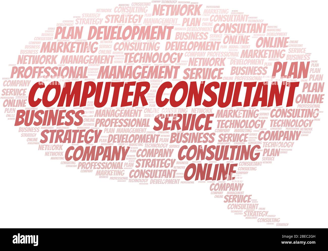 Consulting word cloud illustration tag Cut Out Stock Images & Pictures ...
