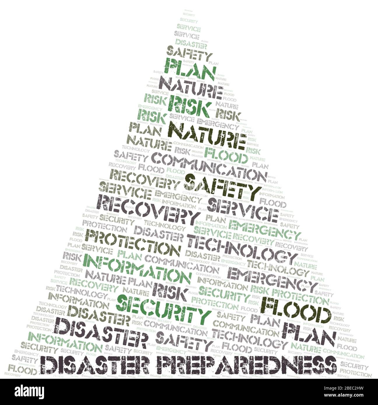 Disaster Preparedness typography word cloud. Wordcloud collage made ...
