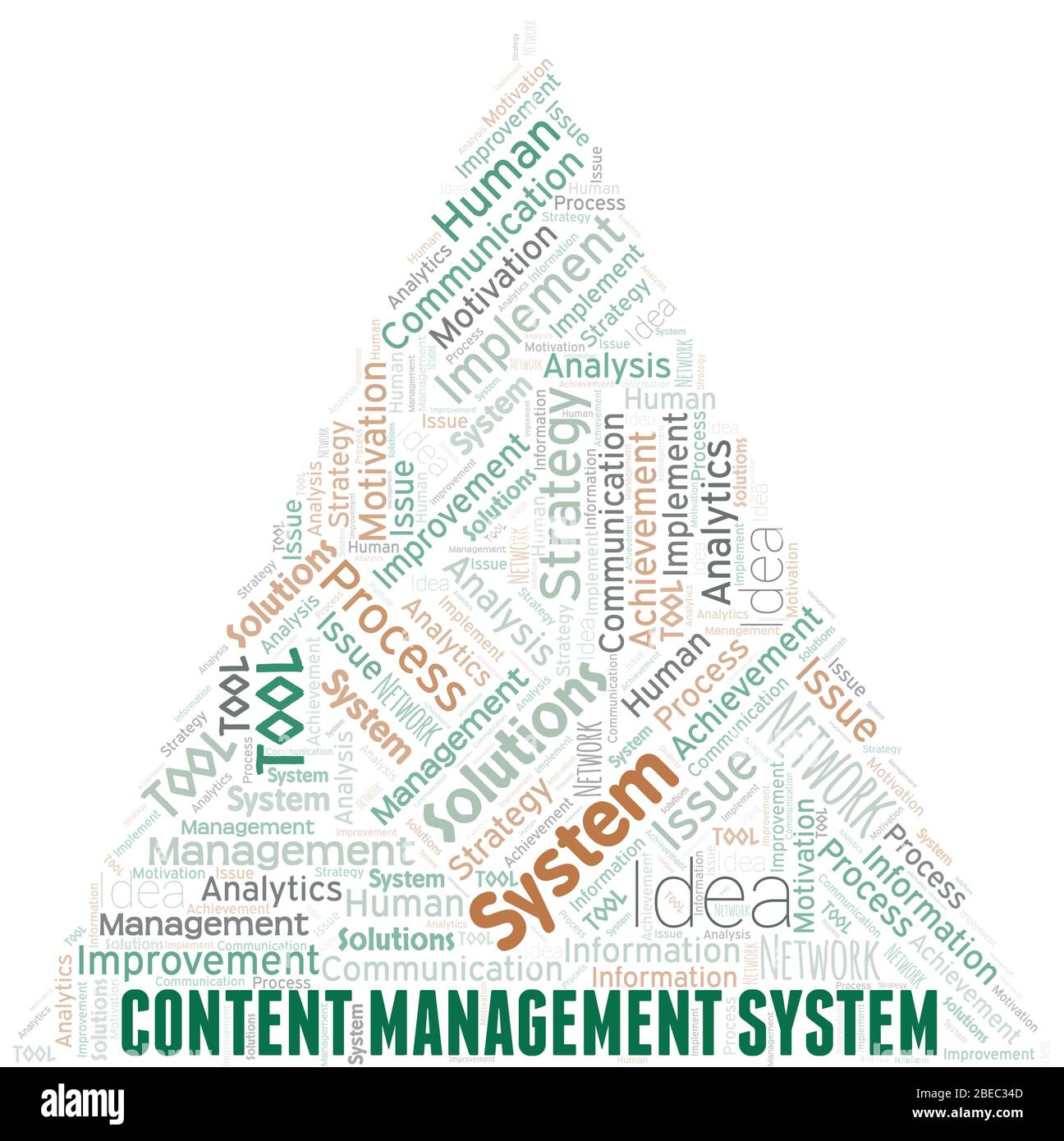 Content strategy word cloud Stock Vector Images - Alamy