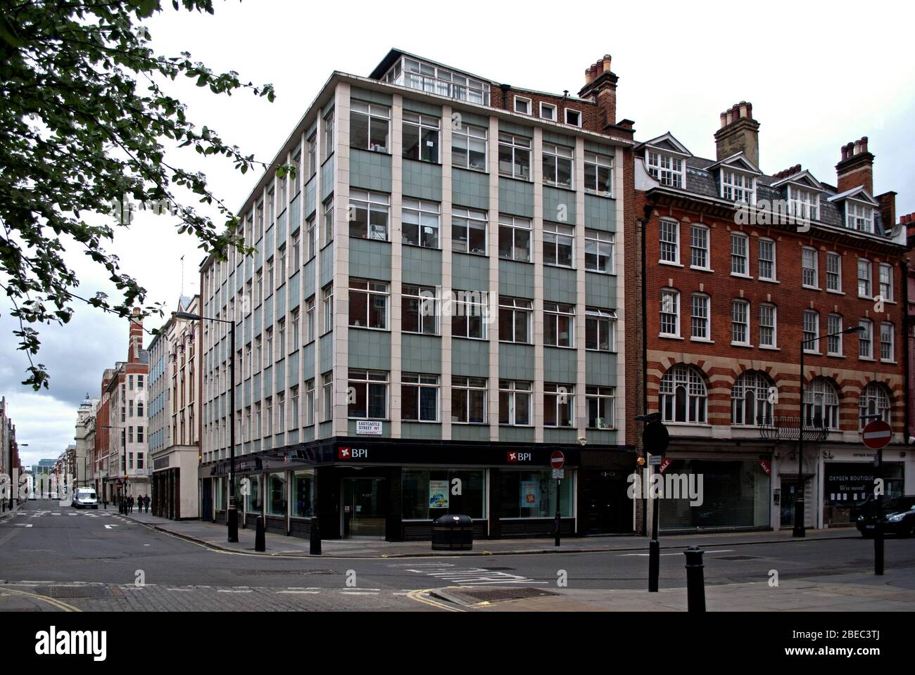 Great Titchfield Street, Fitzrovia, London, W1W Stock Photo - Alamy