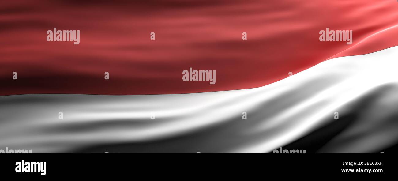 Monaco sign symbol, national flag waving texture background, Monaco ...