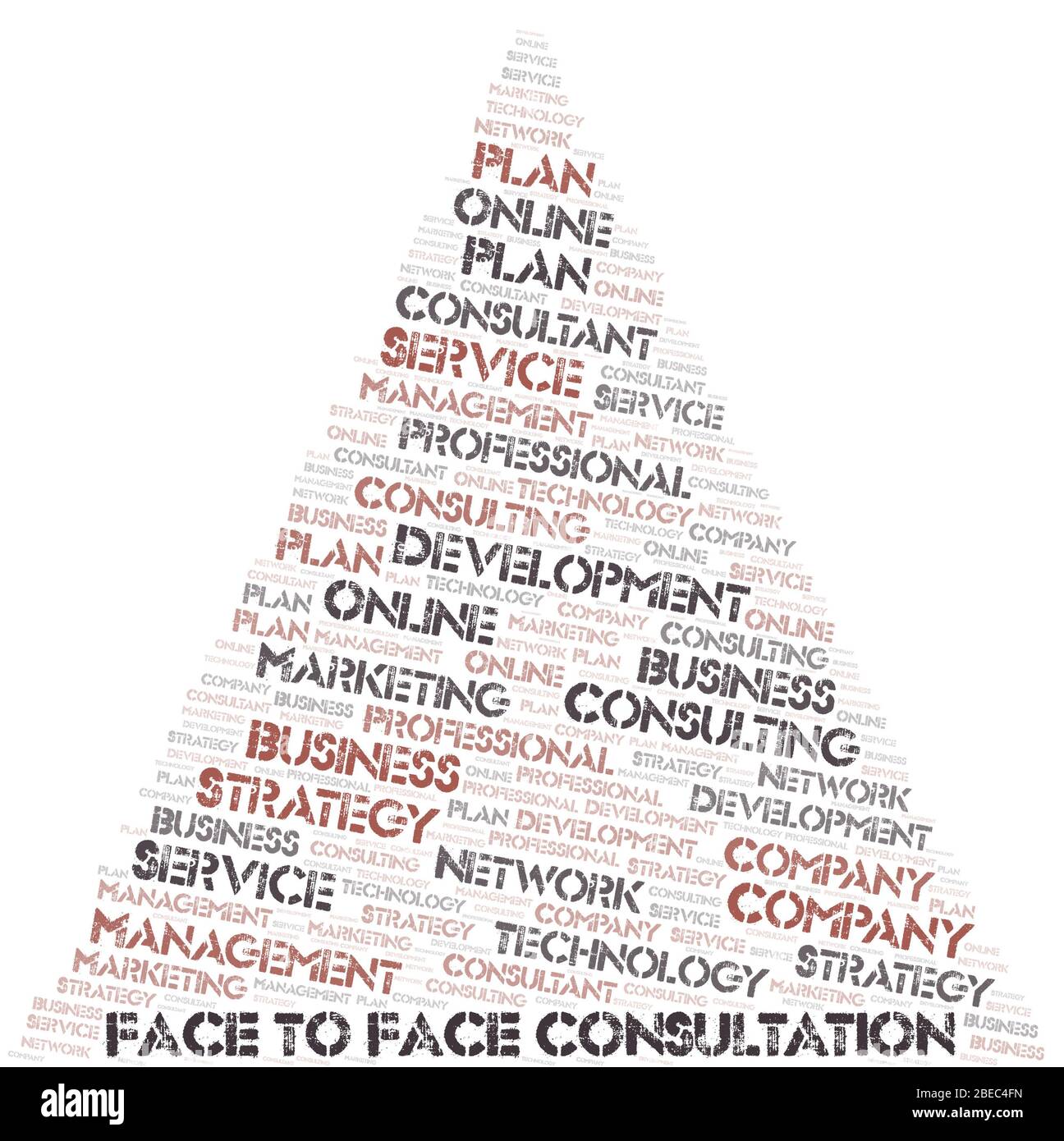 Face To Face Consultation typography word cloud. Wordcloud collage made ...