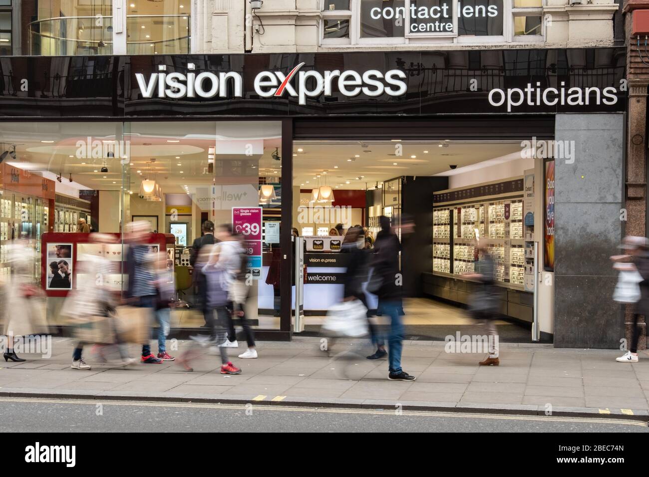 Shop front sign vision express hi-res stock photography and images - Alamy