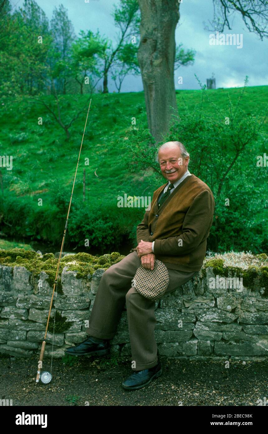 General Sir John Hackett British soldier at home 1982 Stock Photo - Alamy