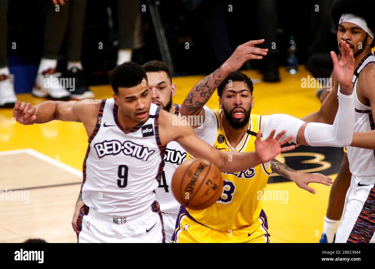 Los Angeles, California, USA. 13th Apr, 2020. Brooklyn Nets forward ...