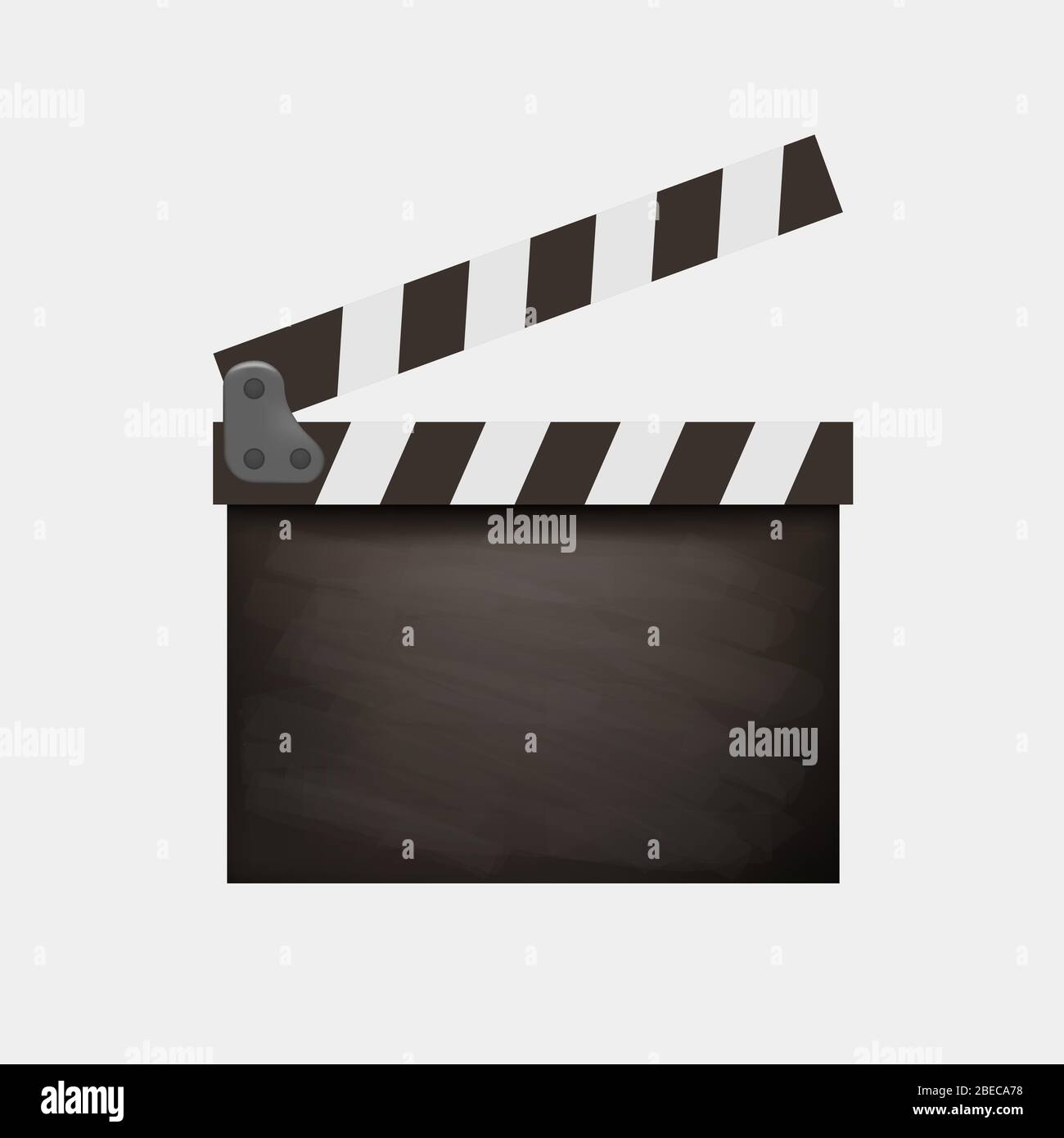 realistic clapper board used black Stock Vector Image & Art - Alamy