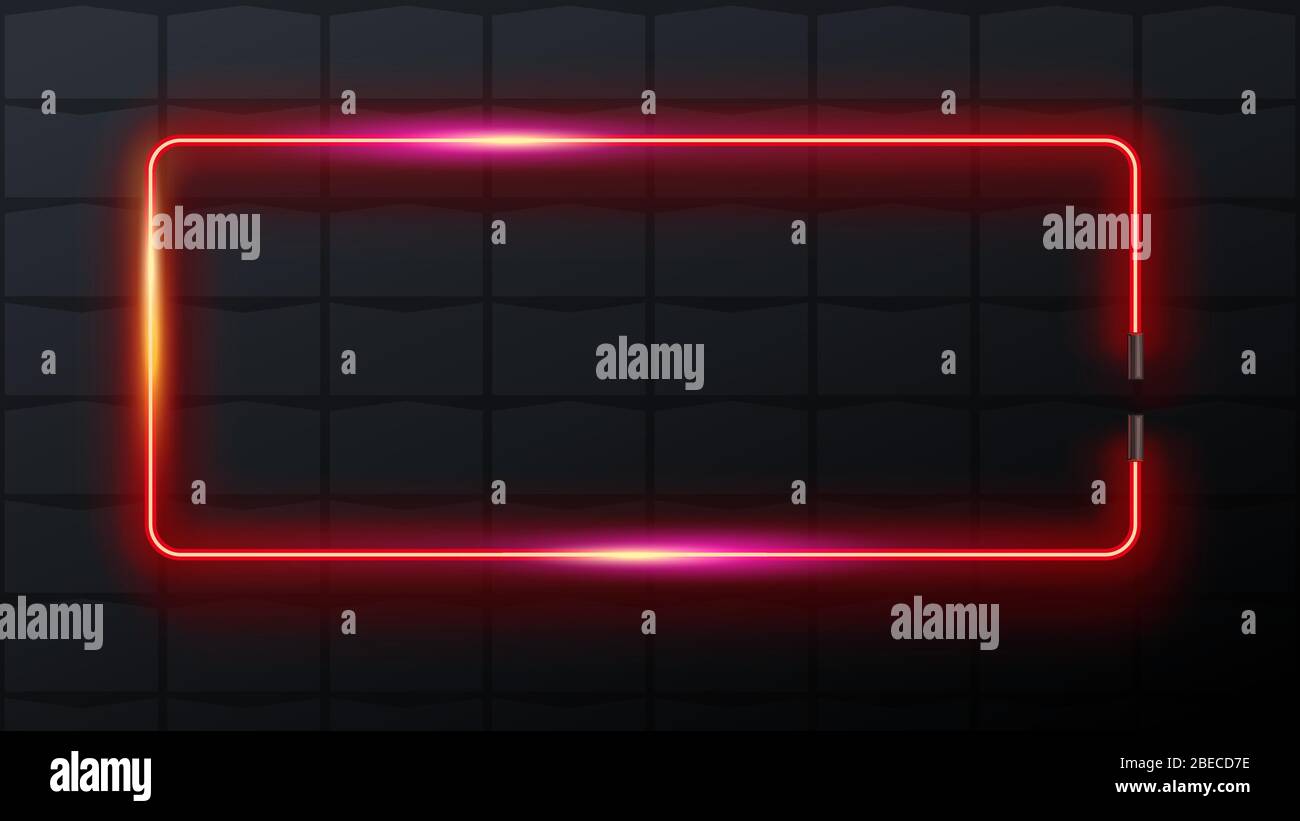 Led signboard Stock Vector Images - Alamy