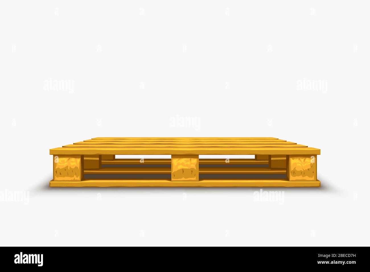 Wooden crate on warehouse Stock Vector Images - Alamy