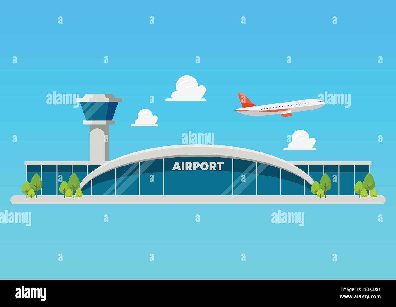 Airport Building Vector