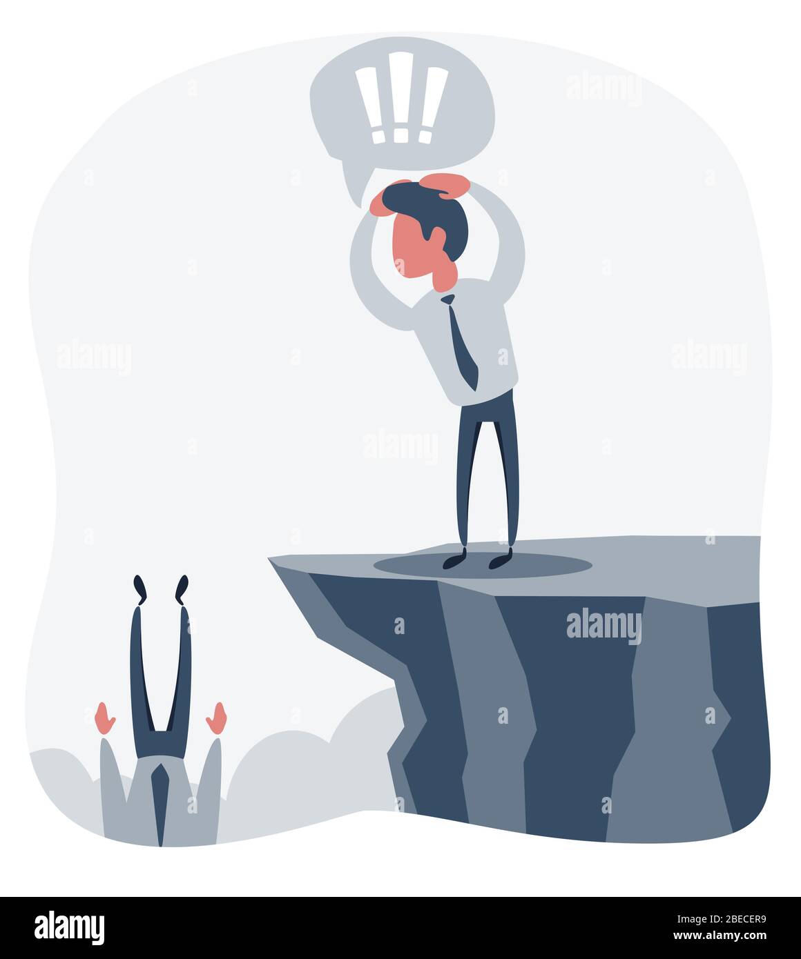 Fall into the abyss Cut Out Stock Images & Pictures - Alamy