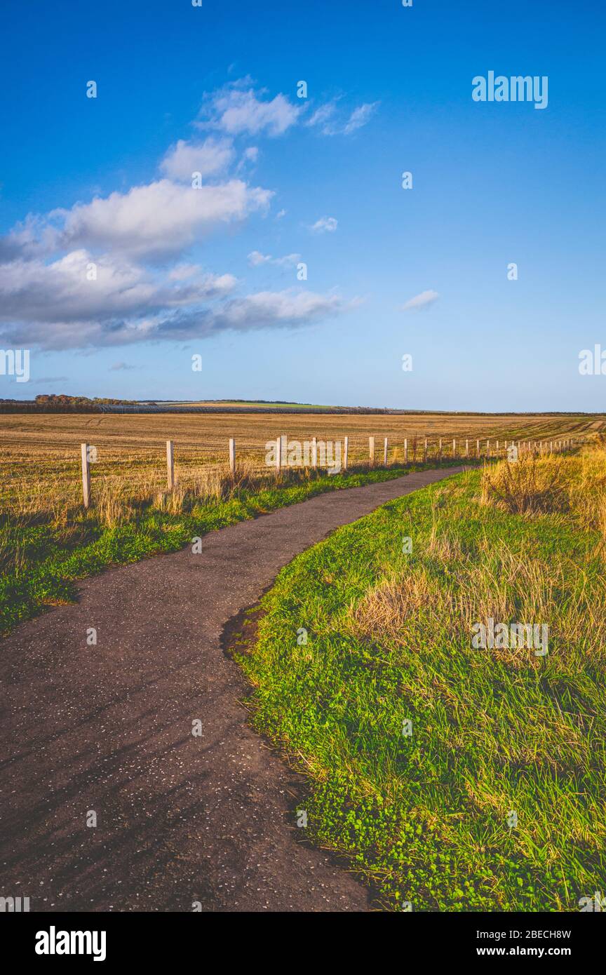 Pathway in the countryside Stock Photo - Alamy