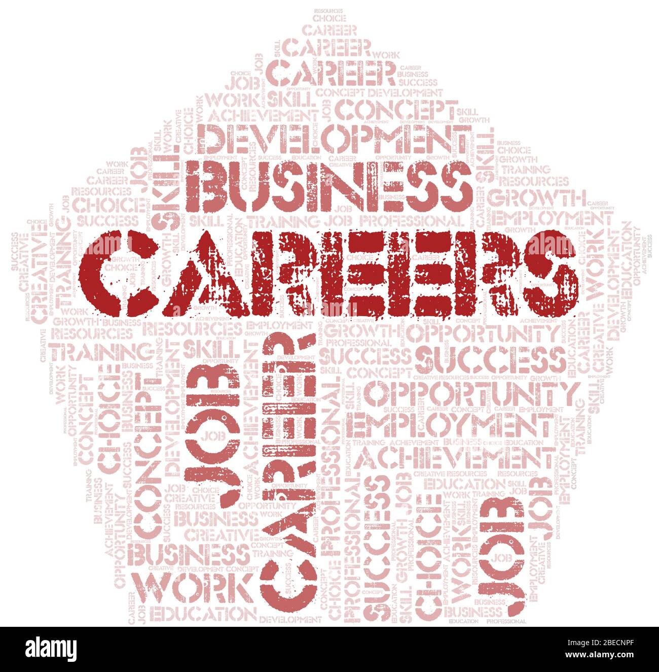 Careers typography word cloud. Wordcloud collage made with the text ...