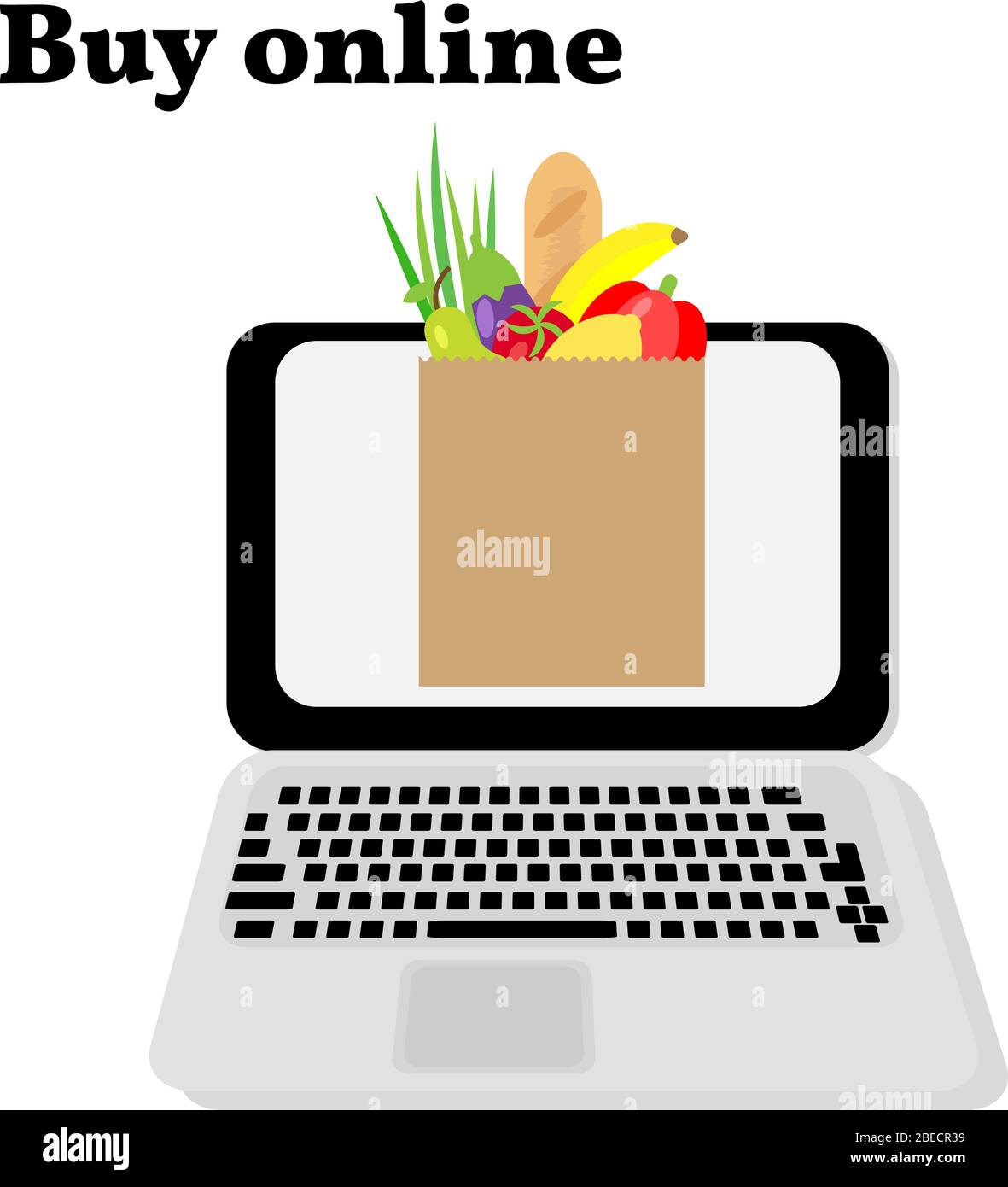 Online grocery shopping easy hi-res stock photography and images - Alamy