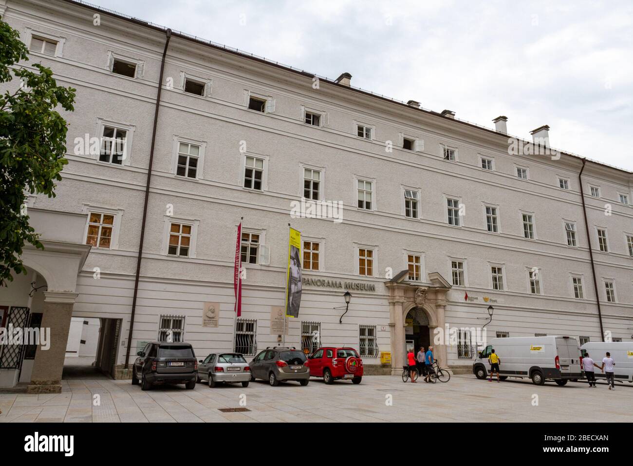 Exterior view of the Panorama Museum in Salzburg, Austria Stock Photo ...
