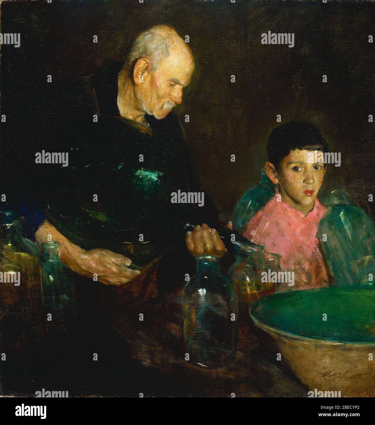 Charles W. Hawthorne - Refining oil Stock Photo - Alamy