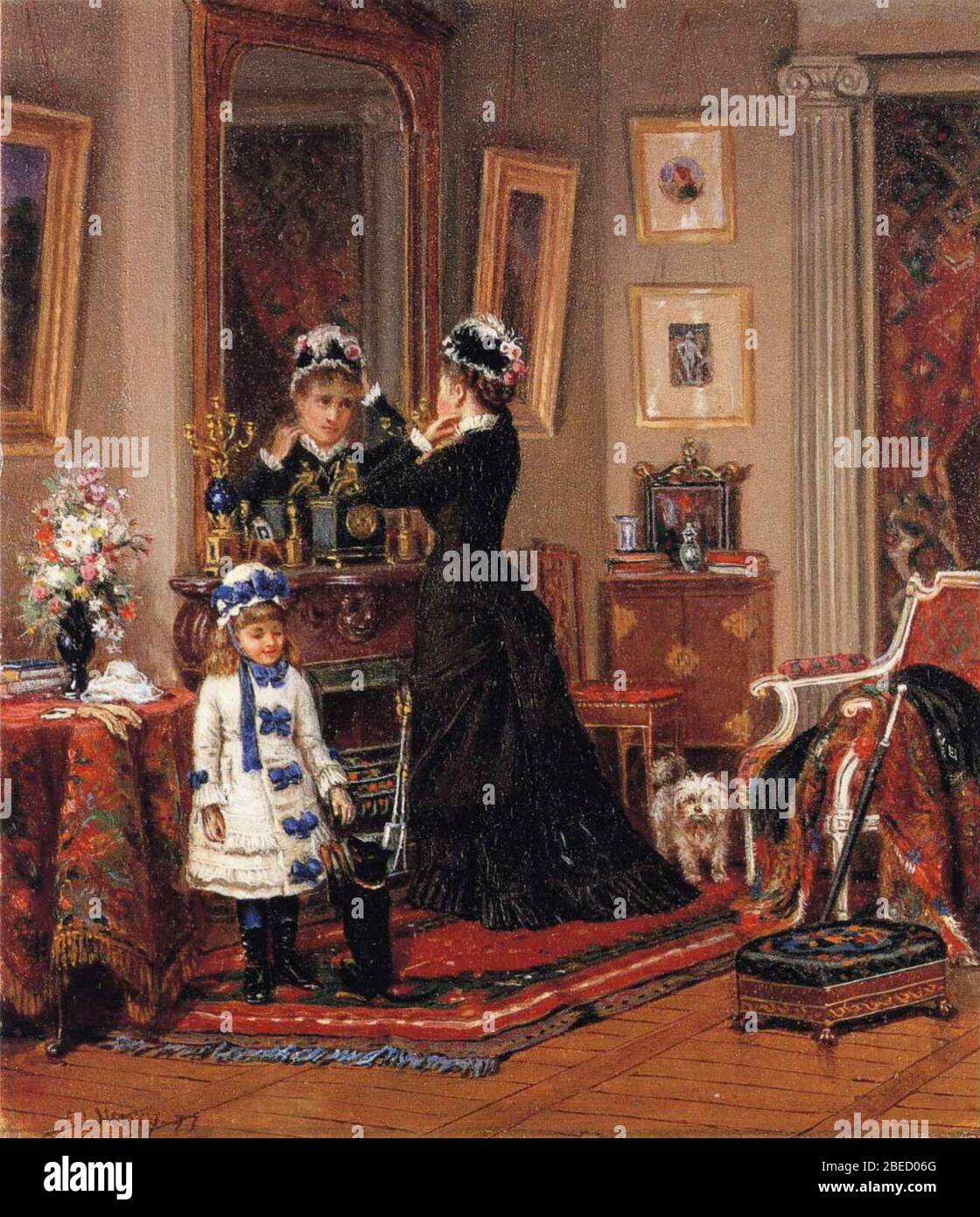 Edward Lamson Henry - Can They Go Too Stock Photo - Alamy