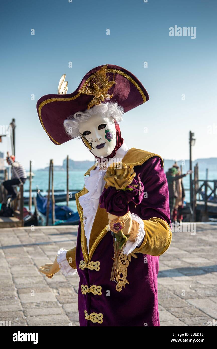 Venice Carnival, masquerade people, 2019 Stock Photo - Alamy