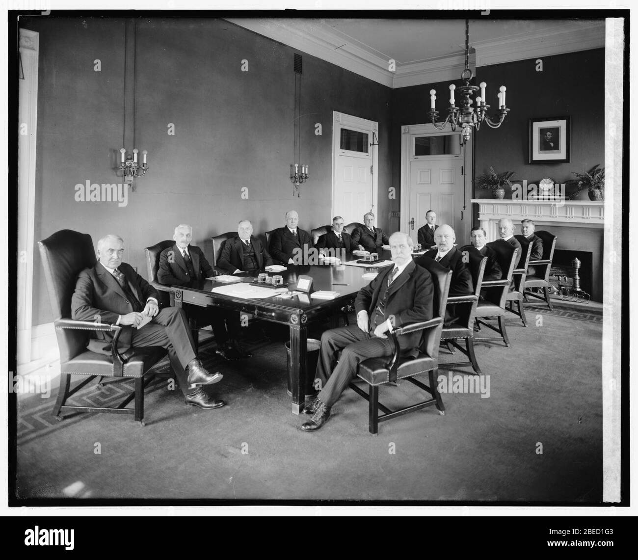 Harding cabinet hi-res stock photography and images - Alamy