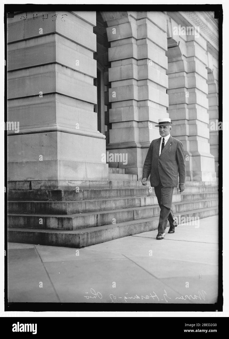 HARDING, WARREN GAMALIEL. SENATOR FROM OHIO, 1915-1921. PRESIDENT OF ...