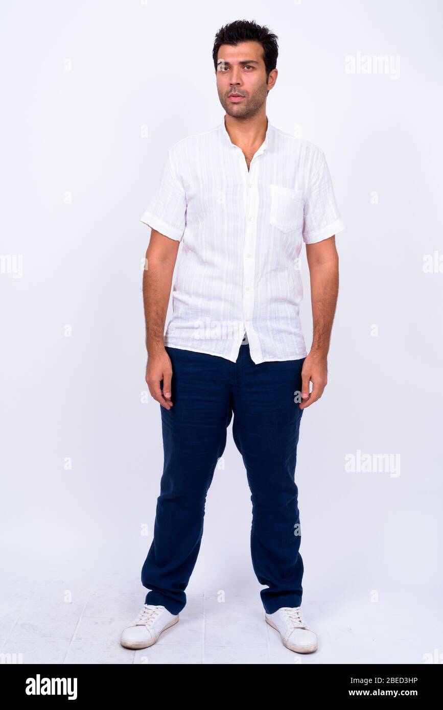 Full body shot of handsome Turkish man Stock Photo - Alamy