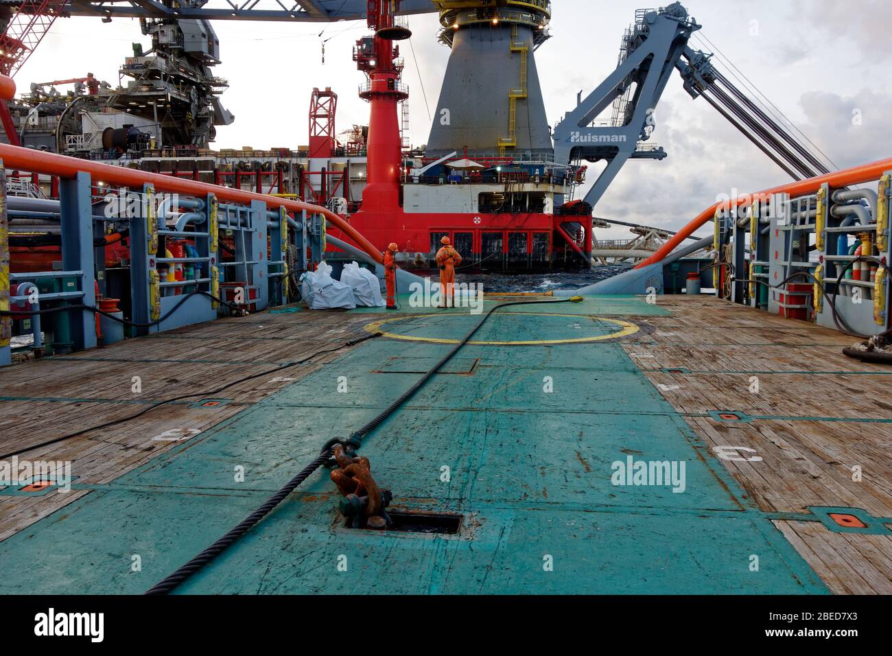 Pipelay vessel hi-res stock photography and images - Alamy