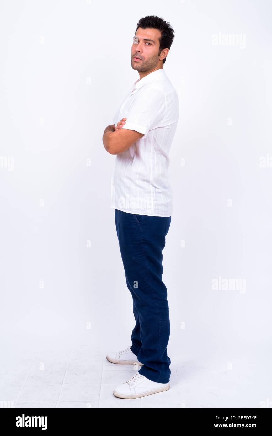 Full body shot of handsome Turkish man Stock Photo - Alamy