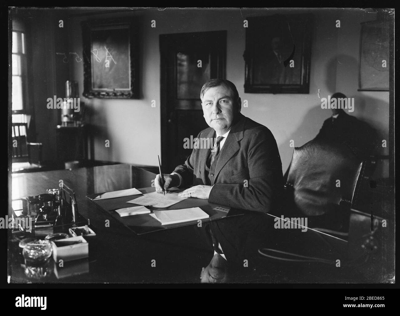 Harlan Stone at desk Stock Photo - Alamy