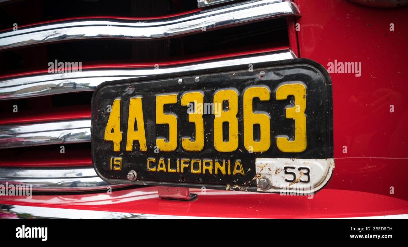 Old Discontinued 1953 Car License Plate Or Vehicle Registration Number old-discontinued-1953-car-license-plate-or-vehicle-registration-number