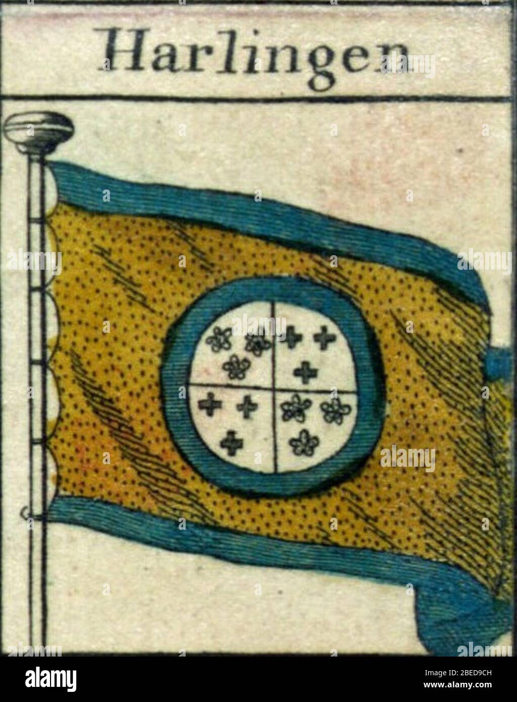 Harlingen - Bowles's naval flags of the world 1783 Stock Photo - Alamy