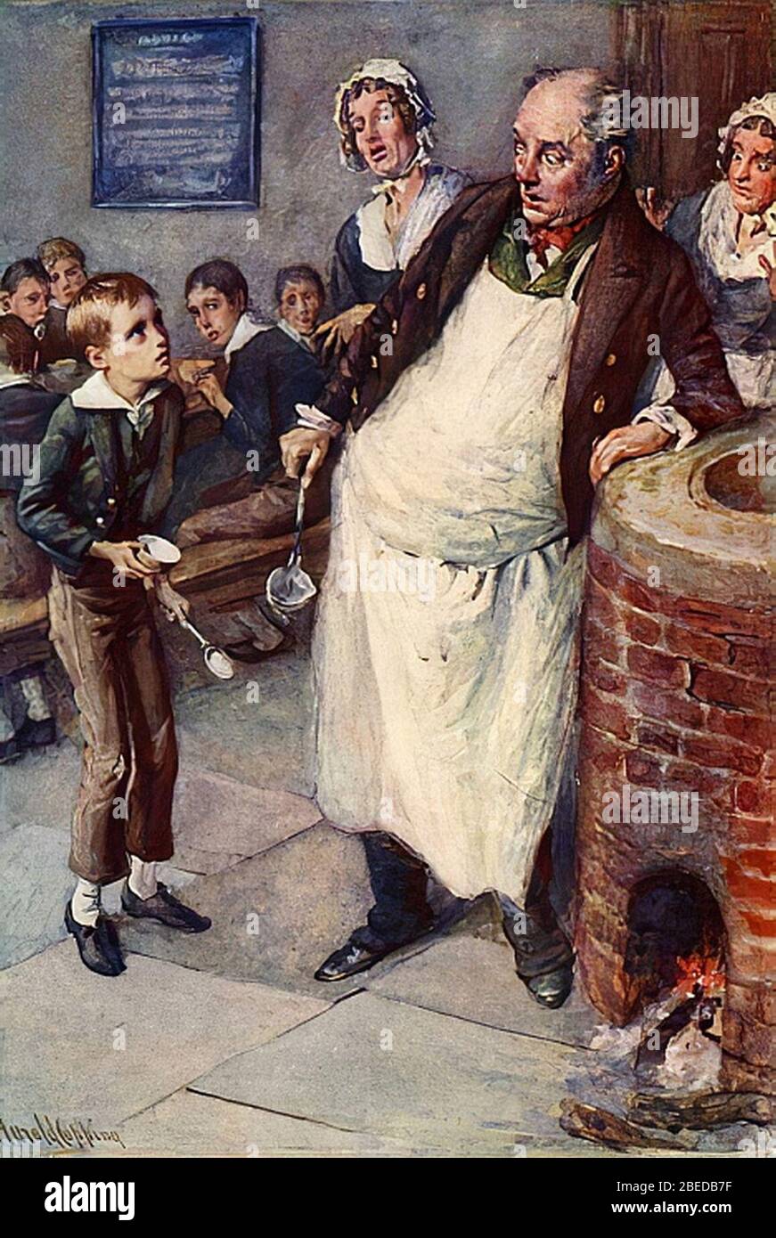 Harold Copping - Charles Dickens - Oliver Twist - (MeisterDrucke-649910 ...