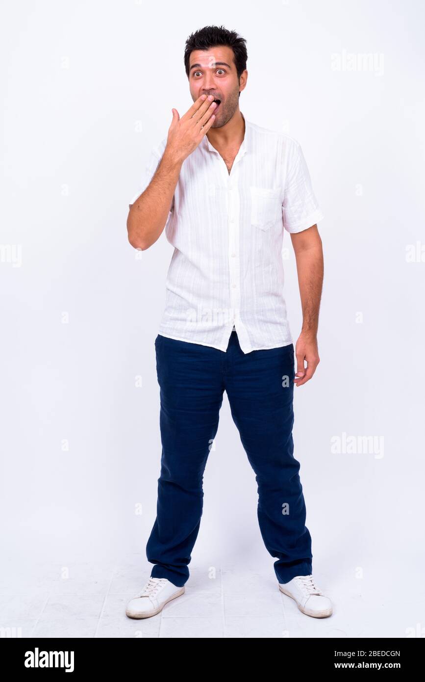 Full body shot of handsome Turkish man Stock Photo - Alamy