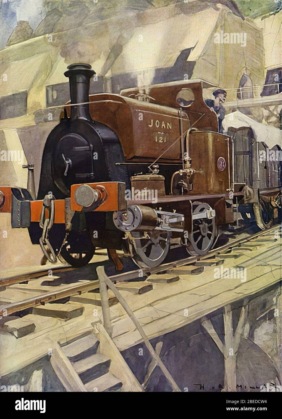 Harold Robert Millar - Small Tank (Saddletank) Engine Stock Photo - Alamy