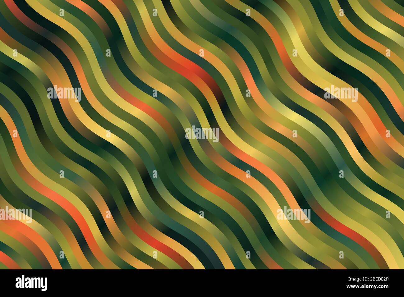 Green, yellow and red waves vector background Stock Vector Image & Art ...