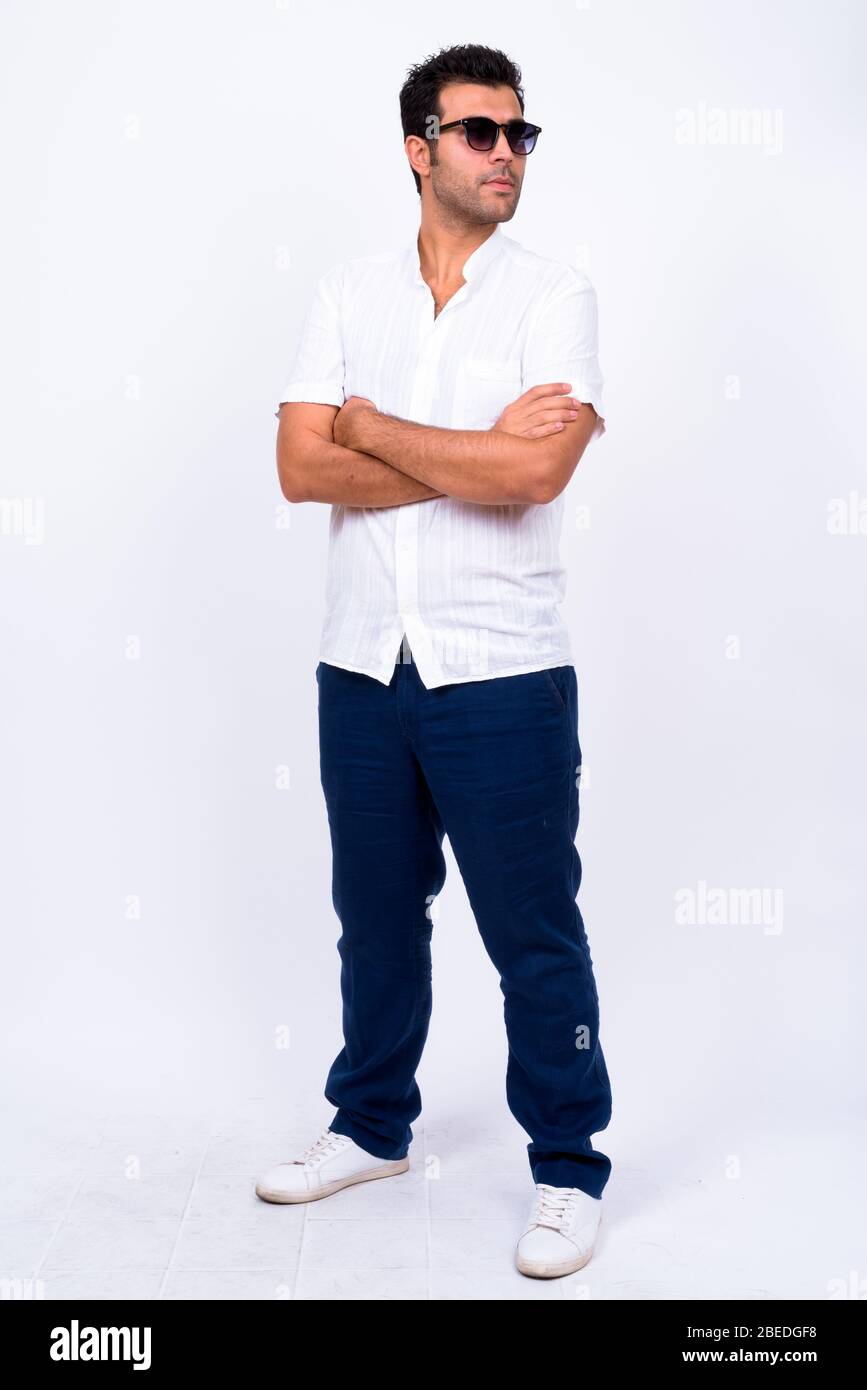 Full body shot of handsome Turkish man Stock Photo - Alamy