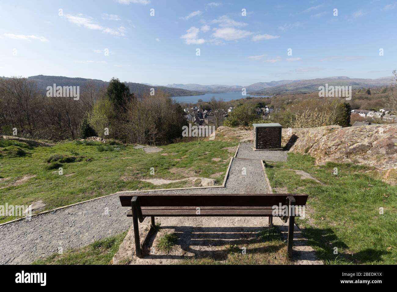 Cumbria, UK. 13th Apr, 2020. The Lake District Bank Holiday Monday ...