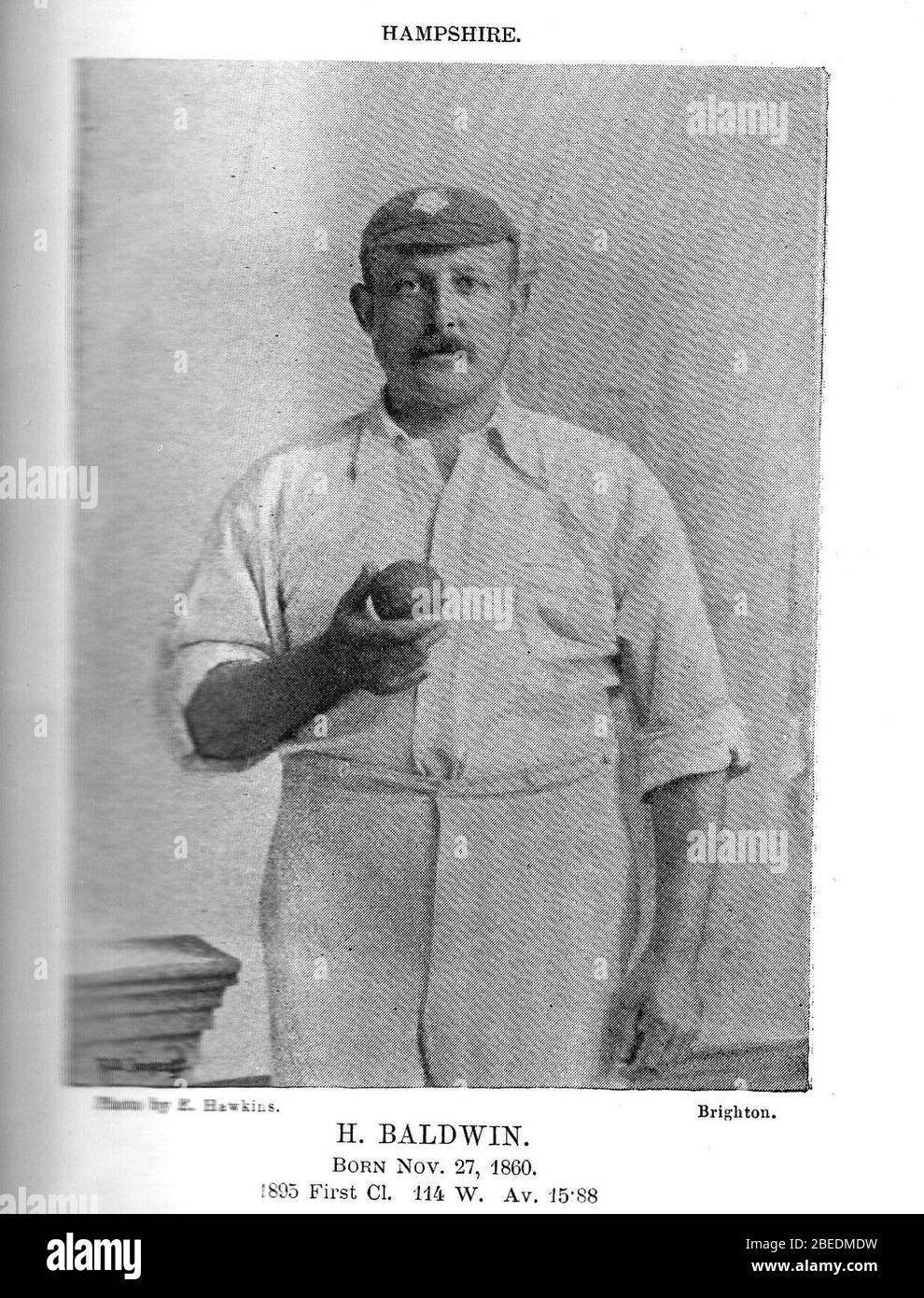 Harry Baldwin cricketer Stock Photo - Alamy