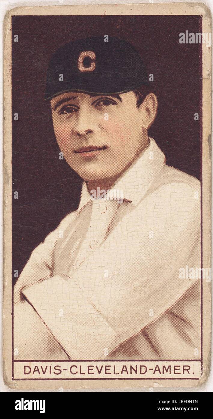 Harry Davis, Cleveland Naps, baseball card portrait Stock Photo - Alamy