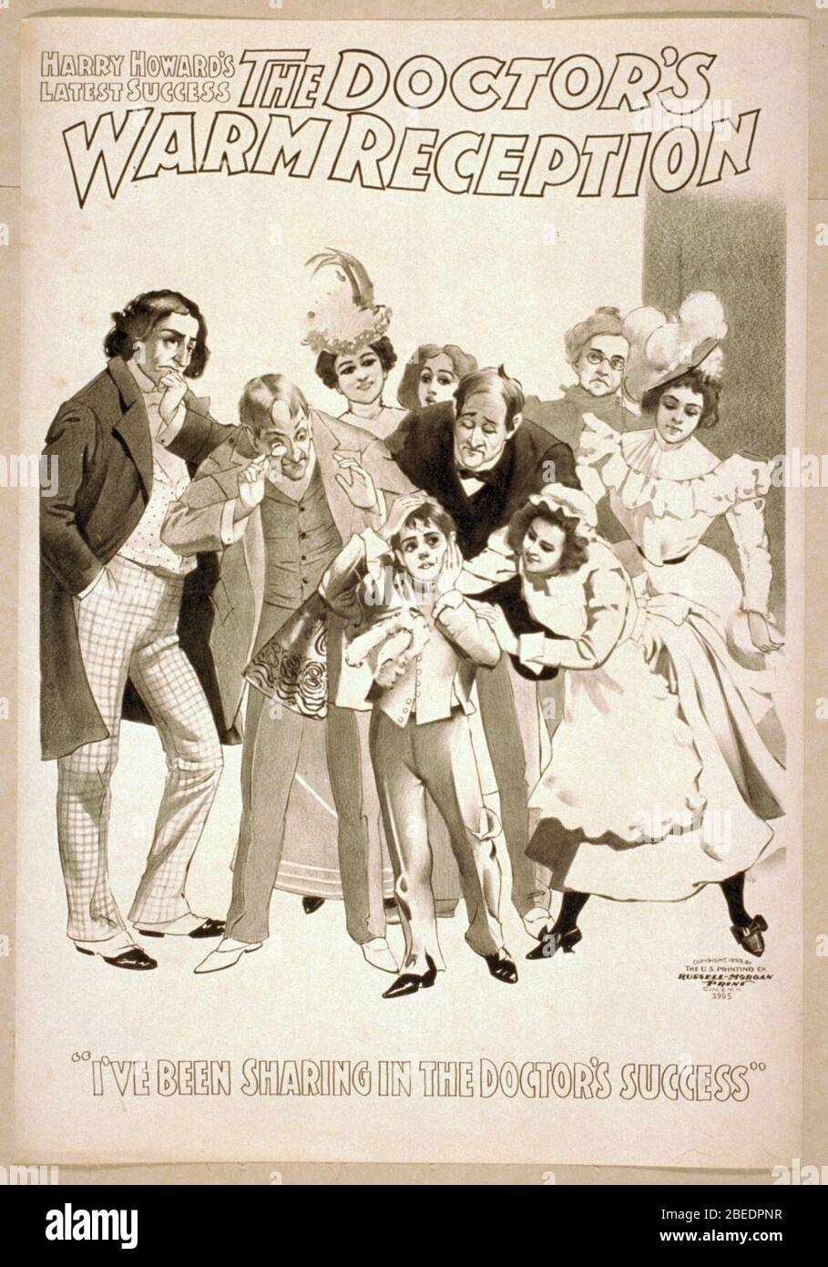 Harry Howard's latest success The doctor's warm reception Stock Photo ...